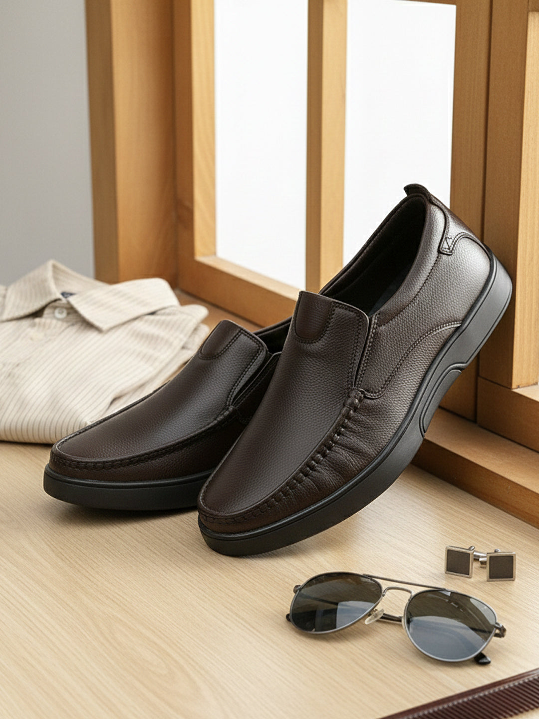 British Walkers Leather Slip-On Shoe for Men – Britishwalkers